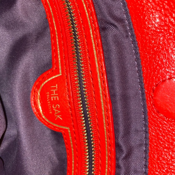 The Sak | Bags | The Sak Collection Red Crochet And Leather Purse ...